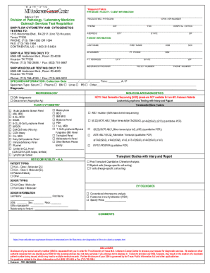 Fillable Online Pathology and Lab Medicine Outside Requisition Fax Email Print - pdfFiller