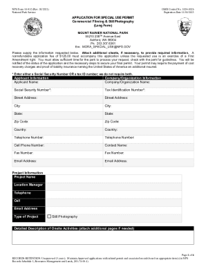 Fillable Online APPLICATION FOR SPECIAL USE PERMIT Commercial ... Fax ...