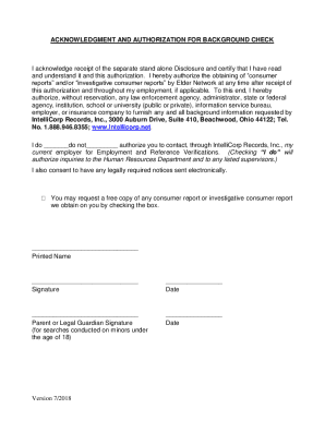 Fillable Online 4-Acknowledgement-and-Authorization-for-Background- ... Fax Email Print - pdfFiller