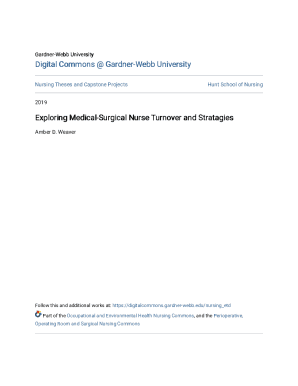Fillable Online Exploring Medical-Surgical Nurse Turnover and ...