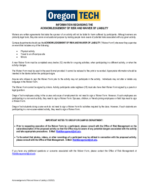 Fillable Online Release and Waiver of Liability (Service Providers ...