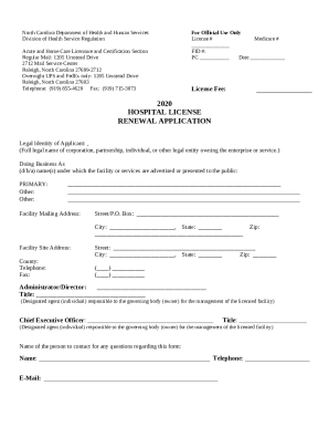 Division of Health Service Regulation (DHSR) - NCHA Doc Template ...