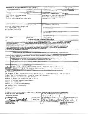 Fillable Online SEWP V Contract No. NNG15SC49B Modification # 1 Fax ...