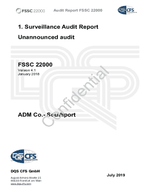 Fillable Online Haccp audit report sample Fax Email Print - pdfFiller