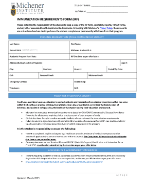 Fillable Online student immunization history formnyu Fax Email Print - pdfFiller