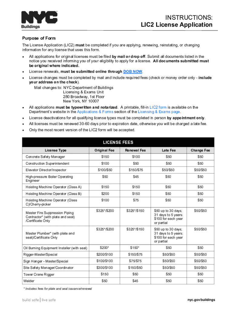 Fillable Online Lic2 LicenseFill Out Printable PDF Forms Online Fax ...