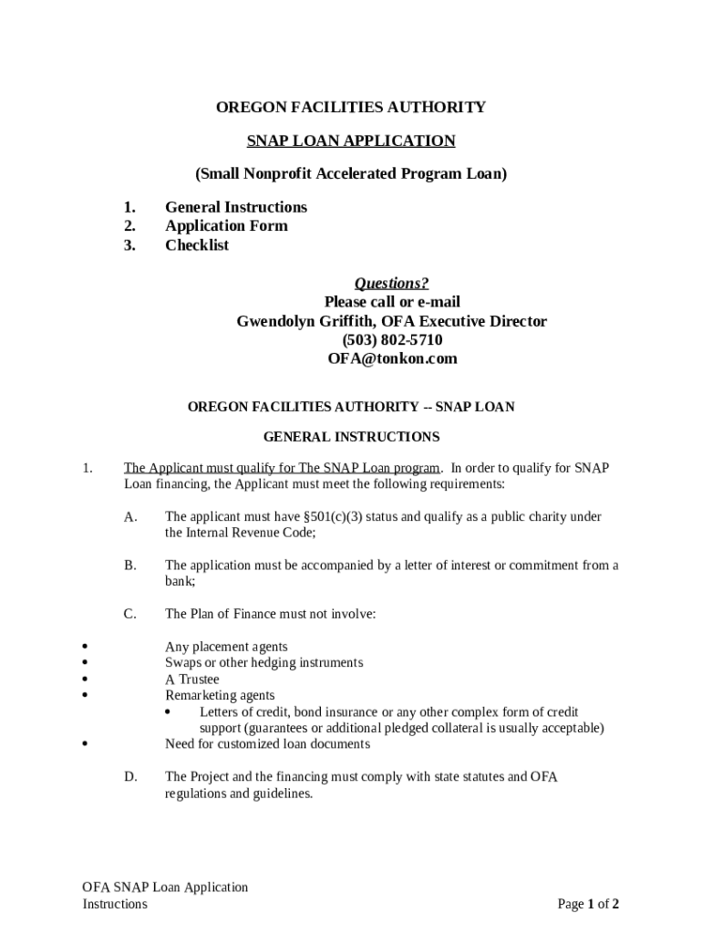 OFA-SNAP-Loan-Application.pdf Doc Template | pdfFiller