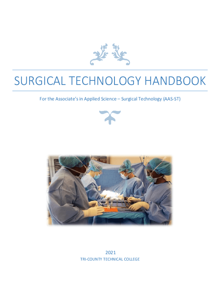 Fillable Online Surgical Technology Handbook Fax Email Print - pdfFiller