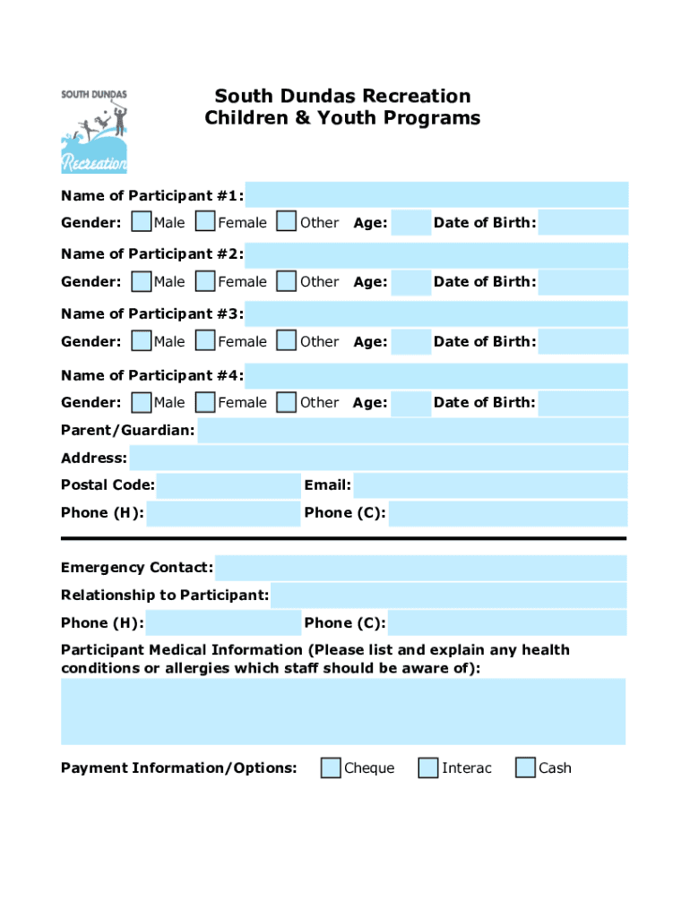 Fillable Online The Discovery Lab - Ep. 1Introducing the South Dundas ... Fax Email Print ...