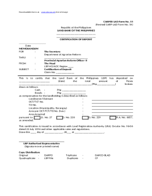 Fillable Online CARP-LAD Form No Fax Email Print - pdfFiller