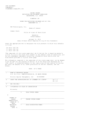 Fillable Online Schedule 13G under the Securities Exchange Act of 1934 ...