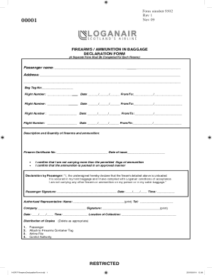 Fillable Online EC5 form (EC firearms and ammunition transfer ...