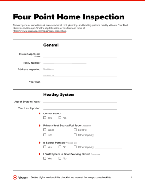 Fillable Online Four Point Inspection4 Point Inspection Near You Fax ...