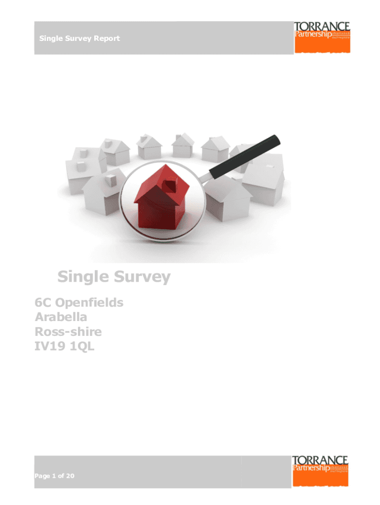 Fillable Online Single Survey - 6C Openfields Arabella Ross-shire IV19 ...