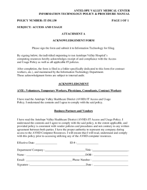 Fillable Online Acceptable Use Agreement (AP 3722) Fax Email Print ...