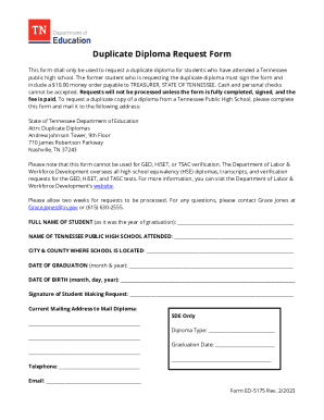 Fillable Online Diploma Request and Certified Copy Instructions Fax ...