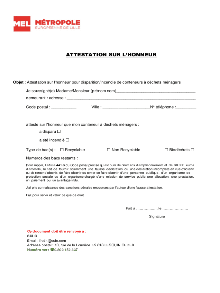 Remplissable En Ligne Attestation sur l'honneur : exemple et modle de ... Remplissable En Ligne Attestation sur l'honneur : exemple et modle de ...