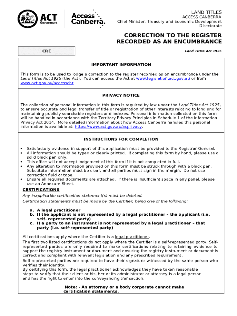 053-E-Encumbrance Doc Template | pdfFiller