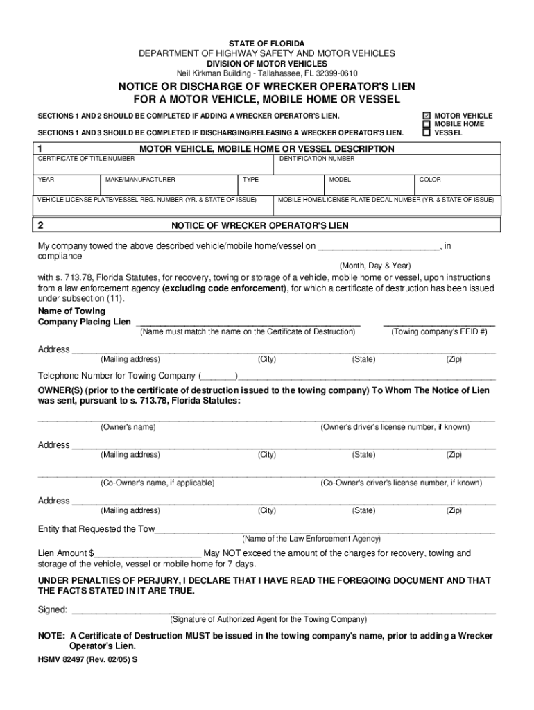 Fillable Online Hsmv 82497 form: Fill out & sign online Fax Email Print ...