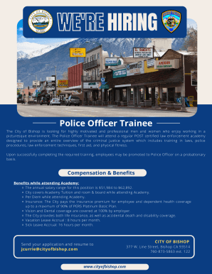 Fillable Online Police Department Jobs Fax Email Print - pdfFiller