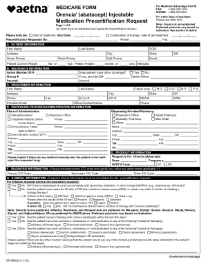Fillable Online Medicare Advantage Prior Authorization Request Form Fax ...