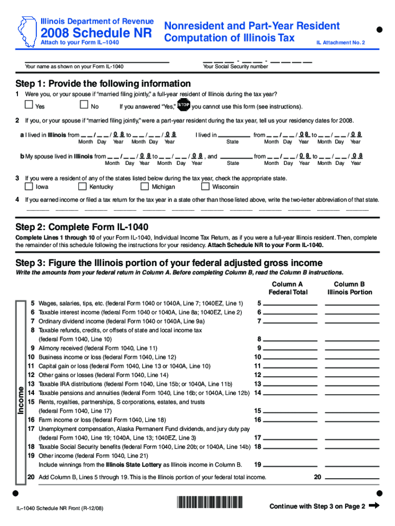 Fillable Online tax illinois Fillable Online tax illinois Fax Email ...