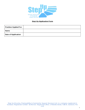 How to fill in an application Doc Template | pdfFiller