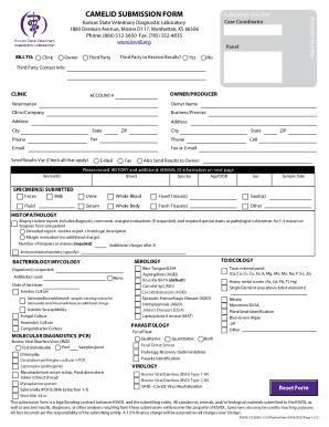 Fillable Online CANINE EXPORT SUBMISSION FORM Fax Email Print - pdfFiller