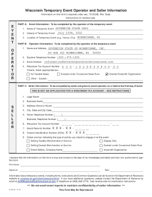 Fillable Online Fillable Online dor state wi Form S-240 - Wisconsin ...