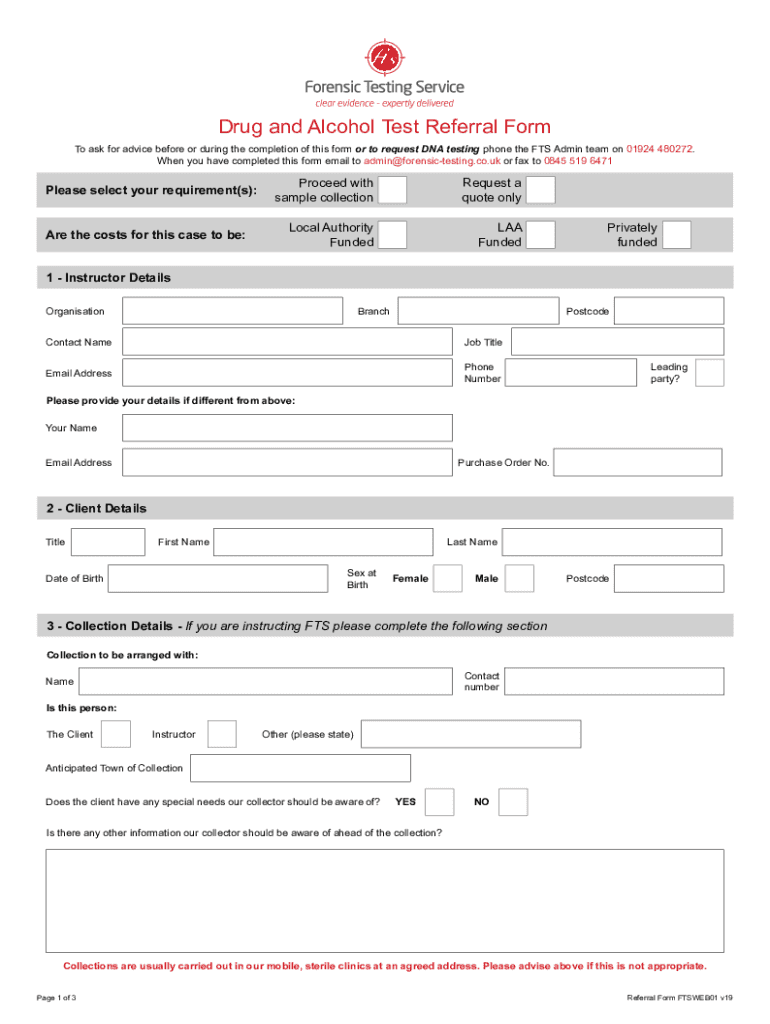 Fillable Online Get the free DNA Test Referral Form - Forensic Testing ...