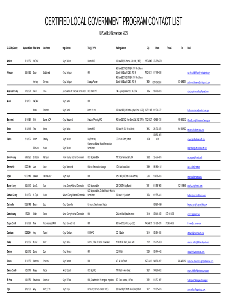 Fillable Online Historic Preservation at Work for the Tx Economy Fax ...