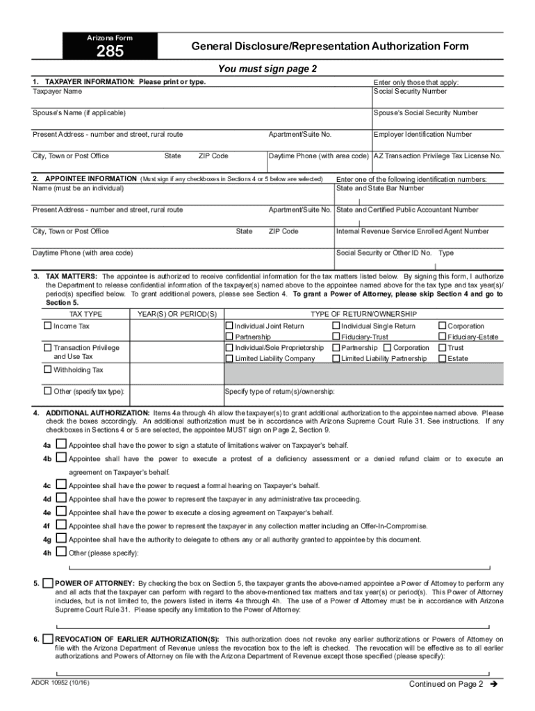 Fillable Online Fax (602) 542-4425 Fax Email Print - pdfFiller