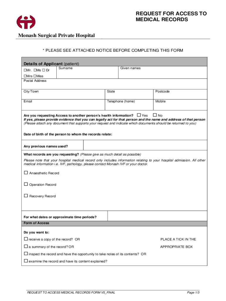 Fillable Online Sample Letter To Request Medical Records Fax Email
