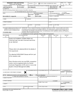 Fillable Online purchasing / request for quotation Fax Email Print ...