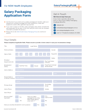 Fillable Online Employee Benefits Application Form Fax Email Print ...