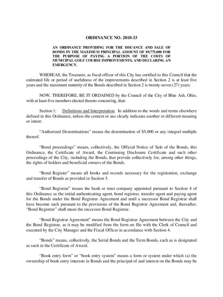 Fillable Online an ordinance of the city of bayonne, state of new Fax Email Print - pdfFiller