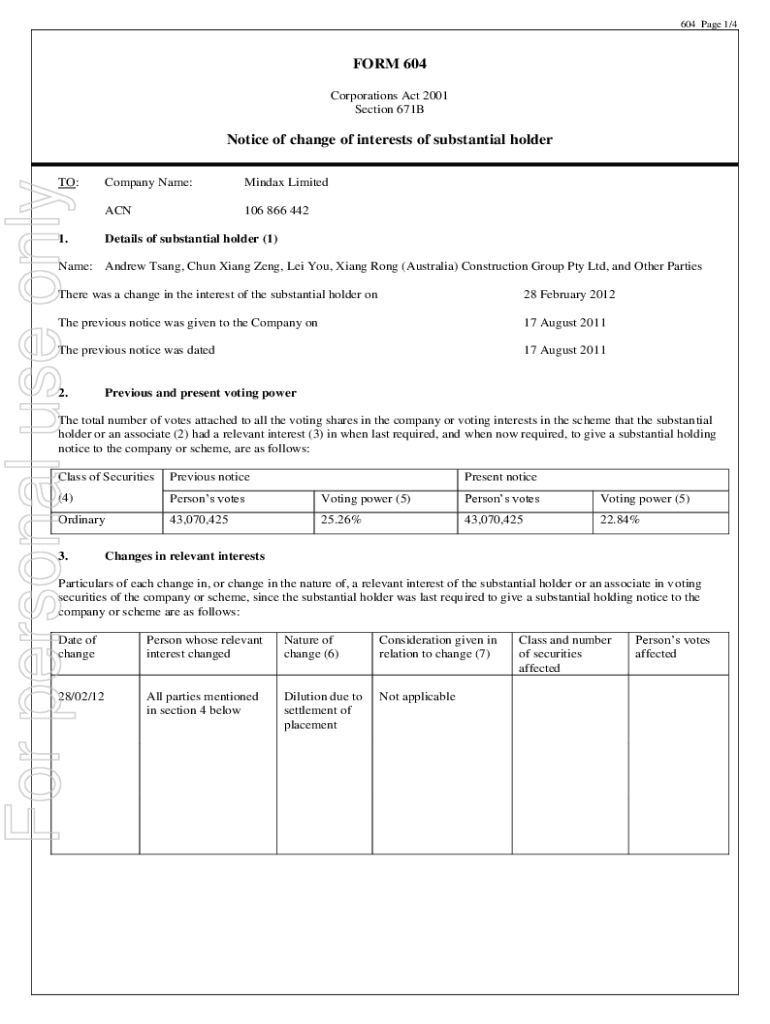 Fillable Online FORM 604 Fax Email Print - pdfFiller