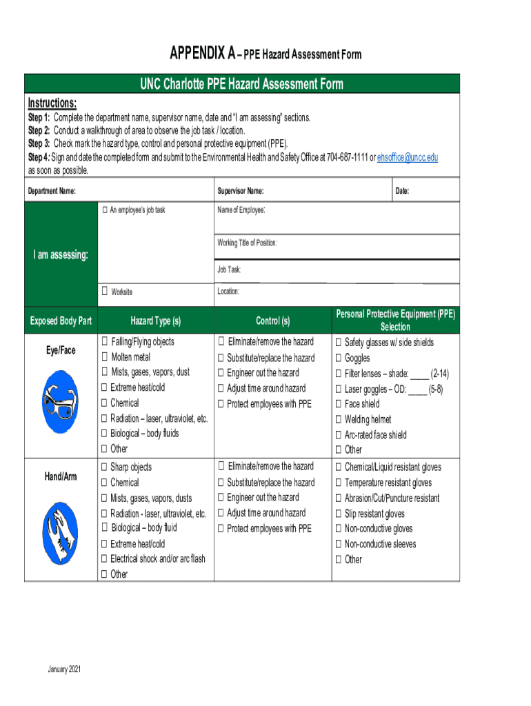 Fillable Online Work Environment Minimum PPE Fax Email Print - pdfFiller
