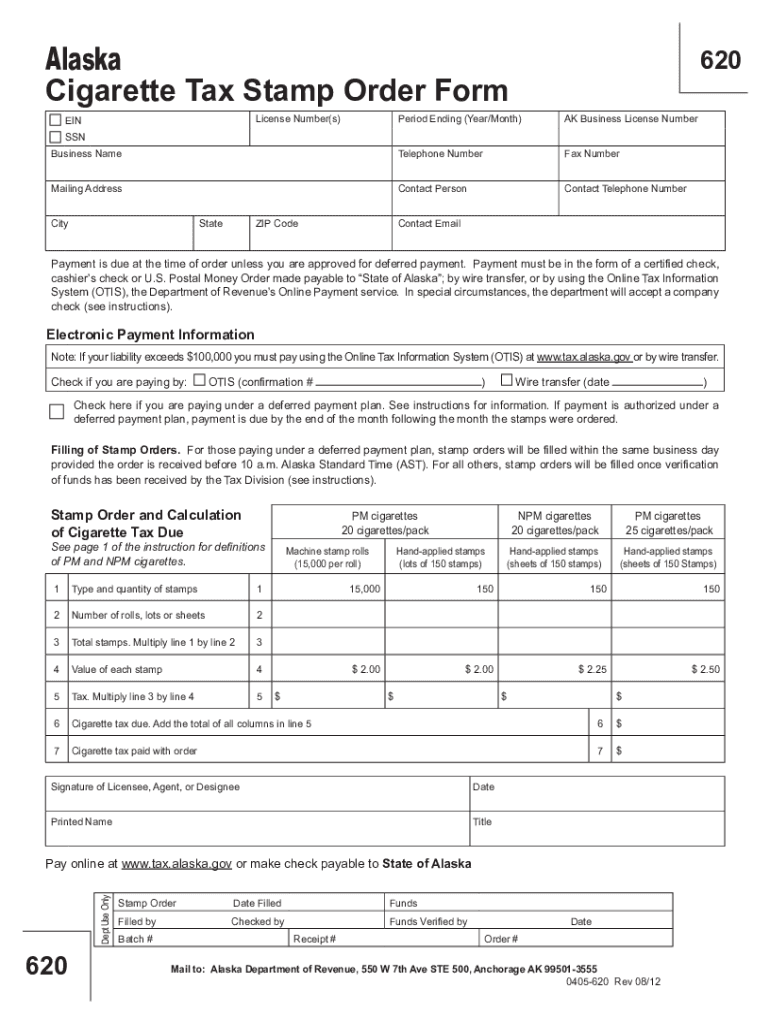 Fillable Online Cigarette Tax Forms - PA Department of Revenue Fax ...