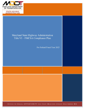 Fillable Online roads maryland Maryland State Highway Administration ...