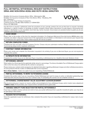 Fillable Online 119324-Voya-Withdrawal-Form-1. ... Fax Email Print ...