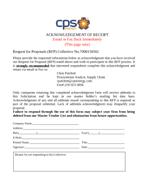 We ask that you acknowledge receipt of this request and ... Doc ...