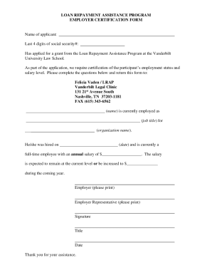 Fillable Online PSLF Employment Certification Form: Guide to Completing ...