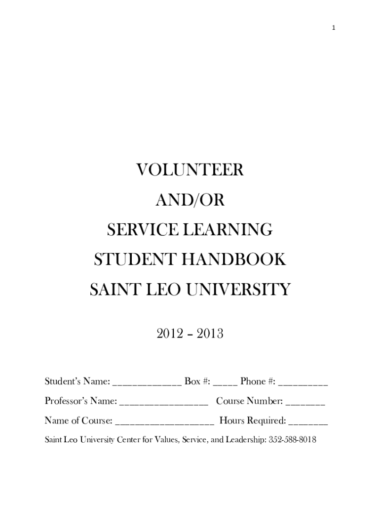 Fillable Online Student Teacher Handbook Download - University of the ...