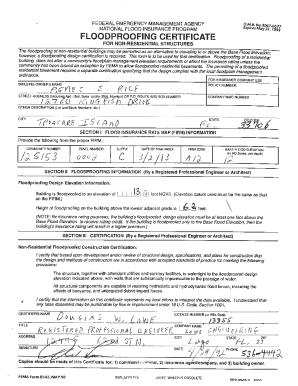 Fillable Online Effective Dates of New NFIP Flood Insurance Policies ...