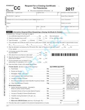 Fillable Online REQUEST FOR CLOSING CERTIFICATE FOR ... Fax Email Print ...
