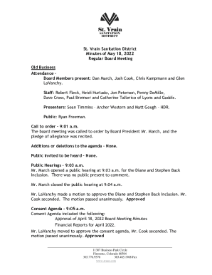 Fillable Online Mission Statement Board Members: Fax Email Print ...