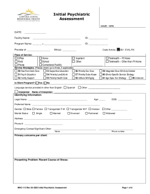 Fillable Online NAME DOB MRN DATE Please complete this paperwork ...