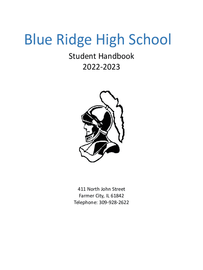 Fillable Online Blue Ridge High School, 411 N John St, Farmer City, IL ...