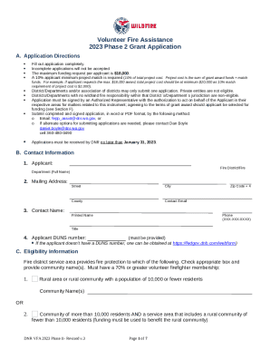 Phase II Application - WA - DNR Doc Template | pdfFiller